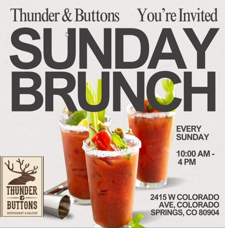 Restaurant Menu – Thunder & Buttons